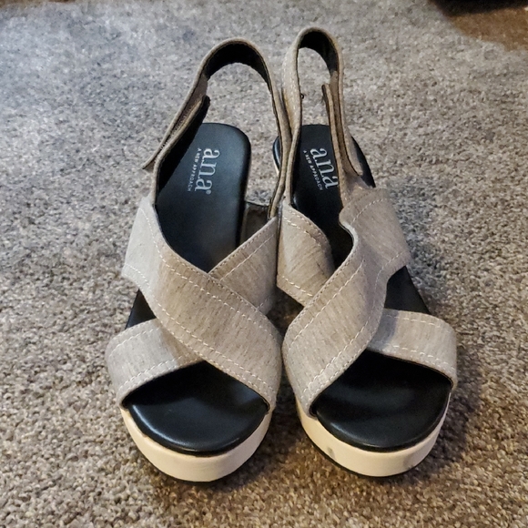 a.n.a | Shoes | Ana Crisscross Slingback Sandals | Poshmark